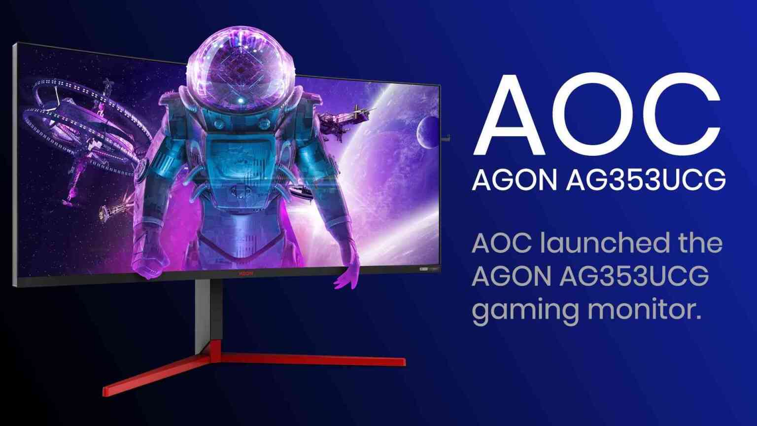 AOC AGON AG353UCG launched at the 35” scale - PLAY4UK