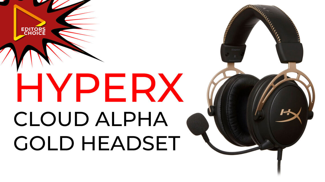 HyperX's Cloud Alpha Gold Gamer Headphone Set Review - PLAY4UK